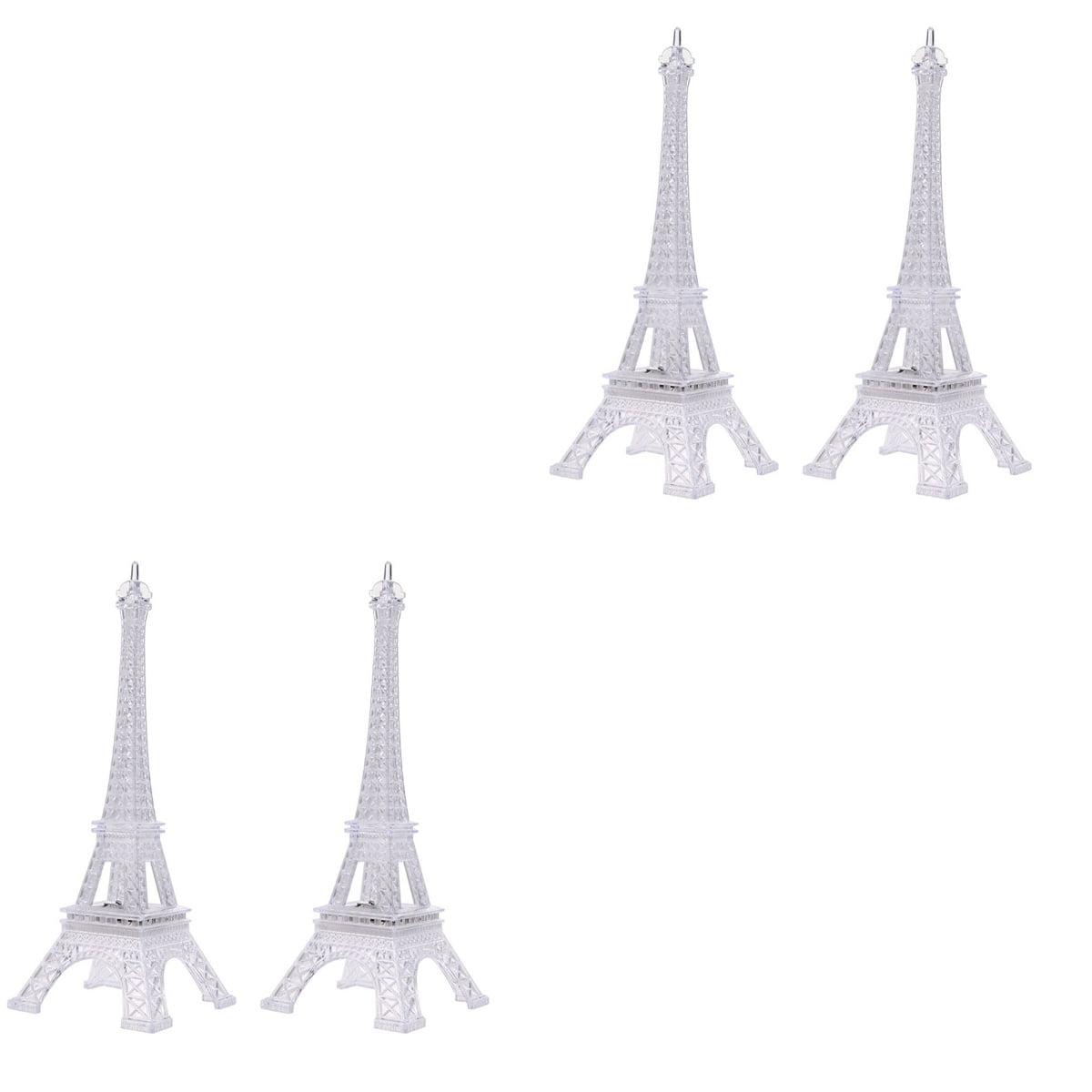 2 Count Eiffel Tower Table Lamps Desk Night Light - Walmart.com