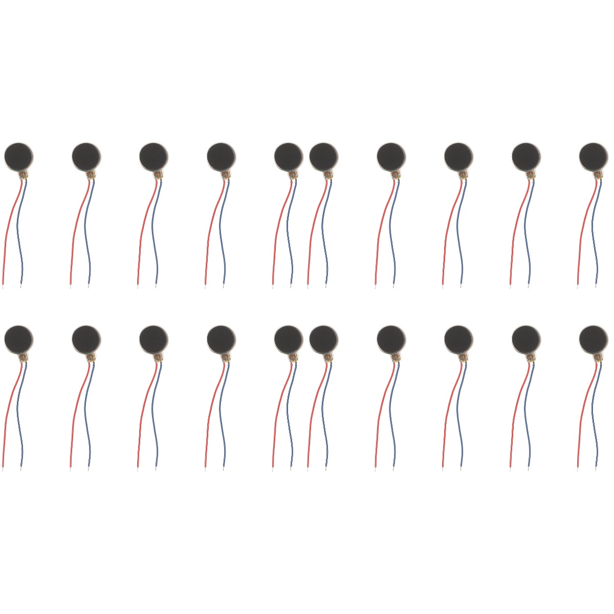 2 Count Electronic DC Micro Motor Button Battery Motors Small - Walmart.com