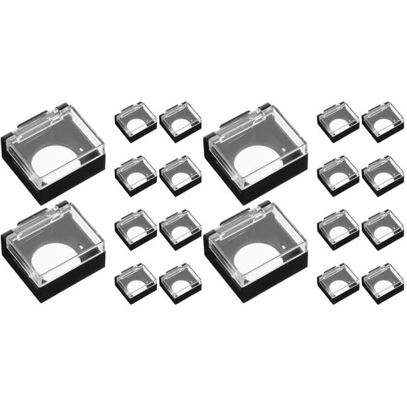 2 Count Emergency Stop Button Cover Push Bottom Start Lockout Plugs ...