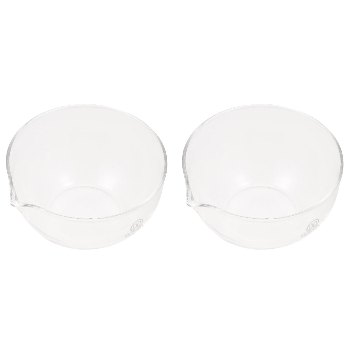 MERRYHAPY Glass Evaporating Containers Transparent Round for Lab Use ...