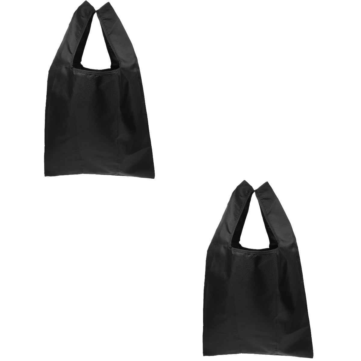 2 Count Foldable Shopping Bag Tote Reusable Grocery Handbags Simple ...