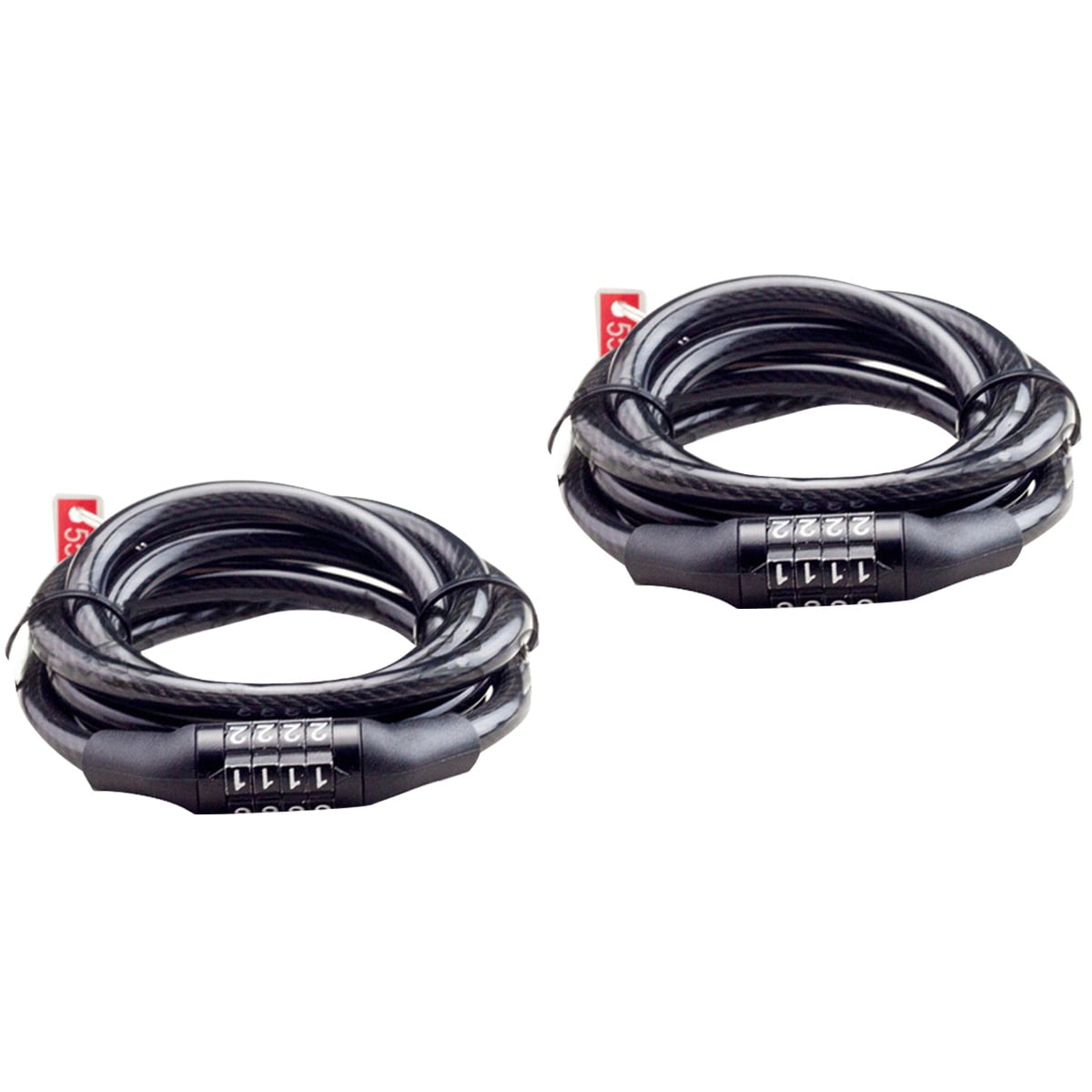 2 Count Folding Lock Portable Combination with Wire Password - Walmart.com