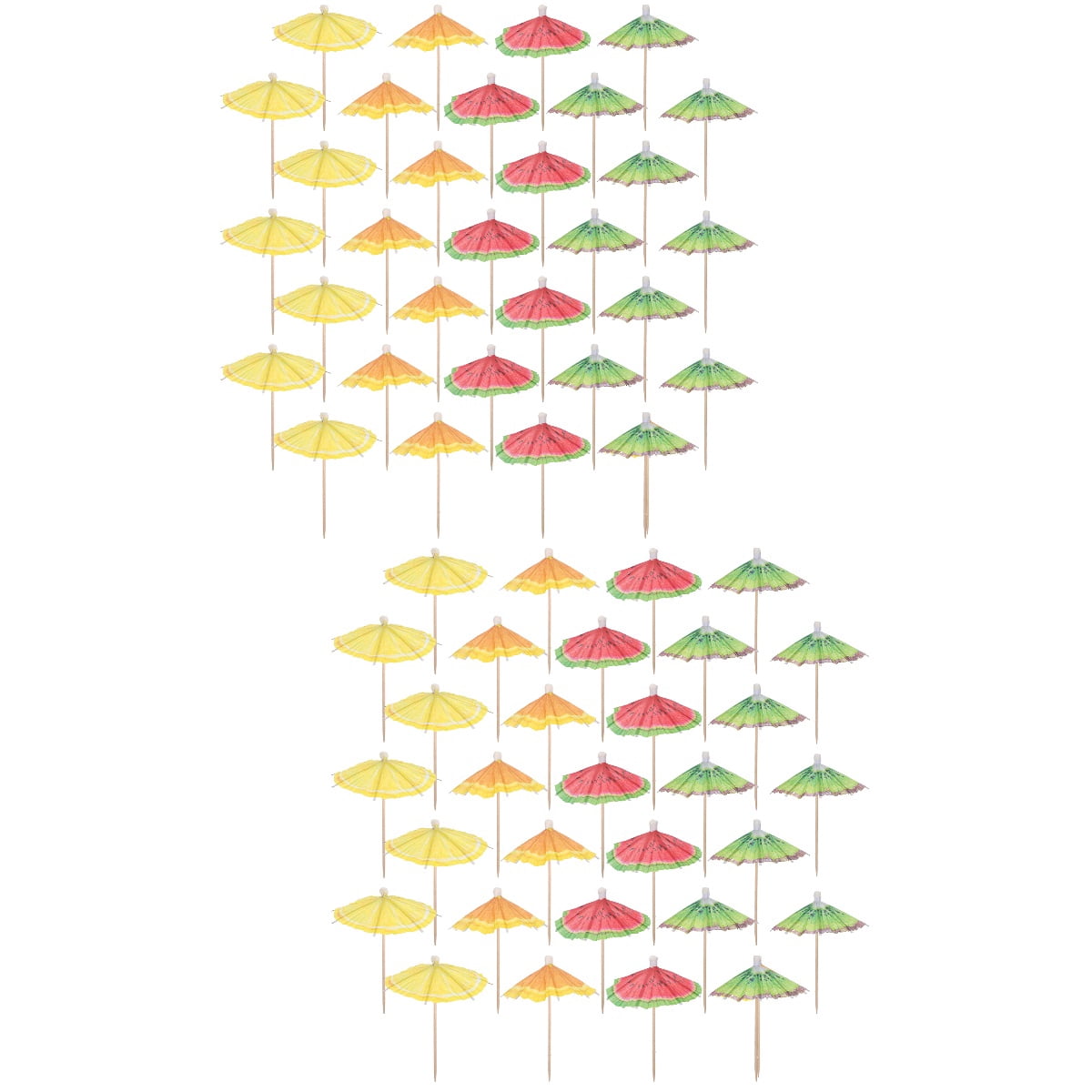 2 Count Fruit Stick Fruit Skewers Beach Cocktail Decoration Parties ...