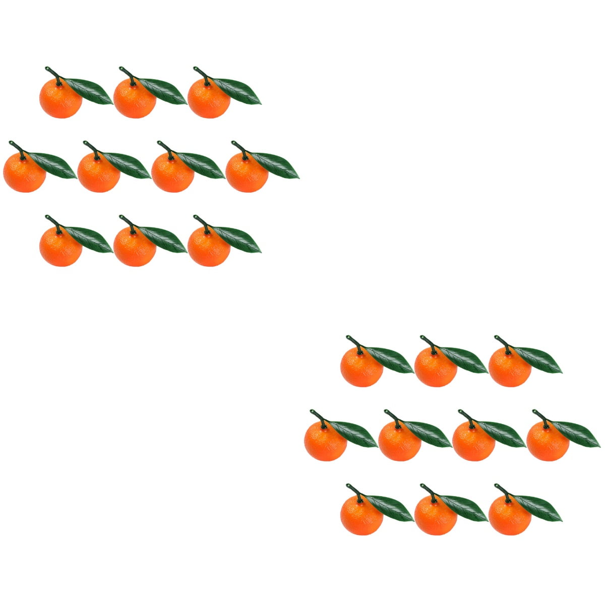 2 Count Fruits Citrus Realistic Orange Models Props - Walmart.com