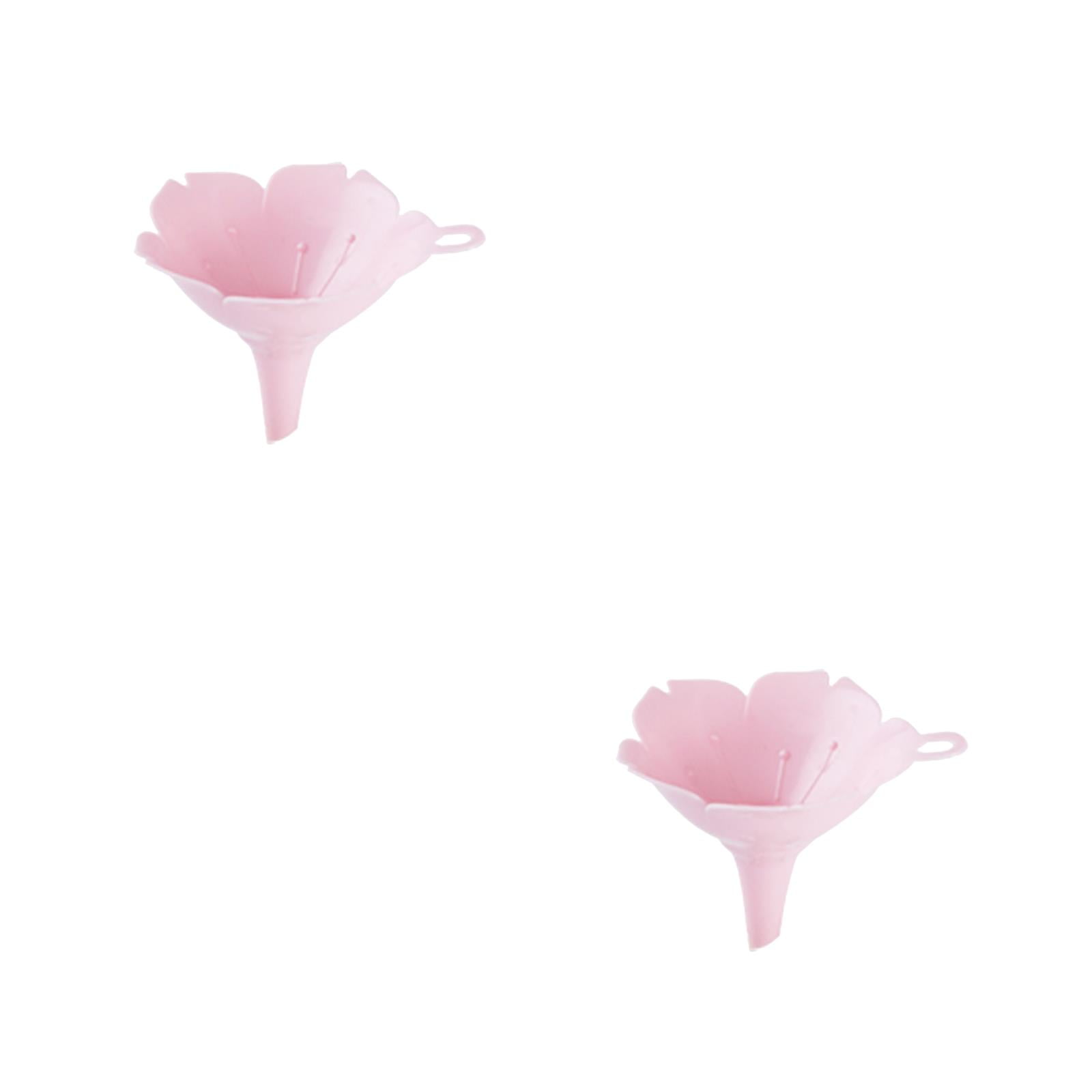 2 Count Funnel Pink Small Kitchen Oriental Cherry Shaped Practical ...
