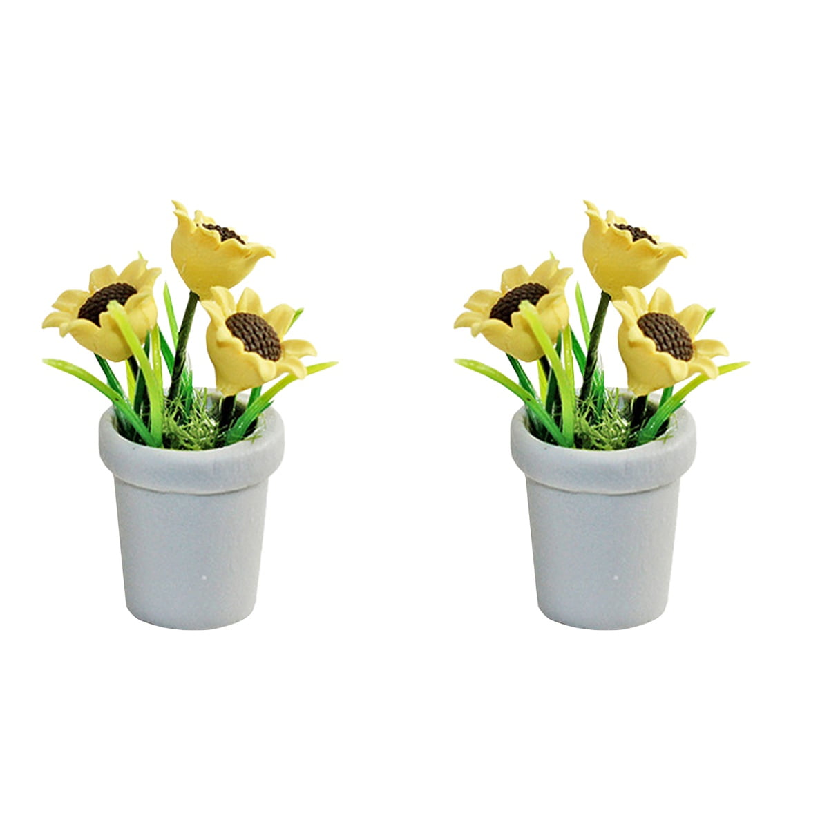 2 Count Furniture Models Home Accessories Miniature Plant Doll House ...