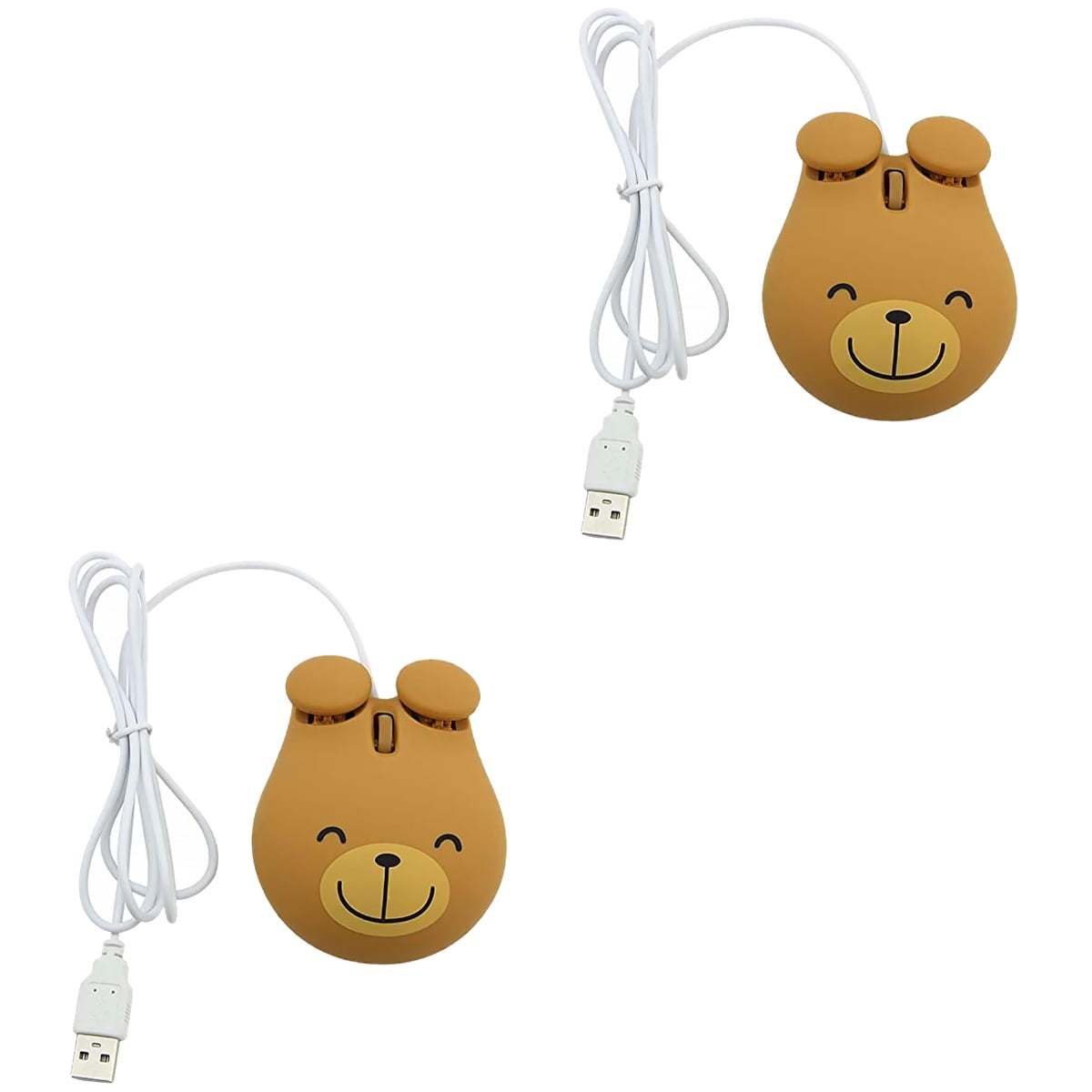 2 Count Gaming Mouse Wired for Laptop Computer Mice Girl Khaki ...