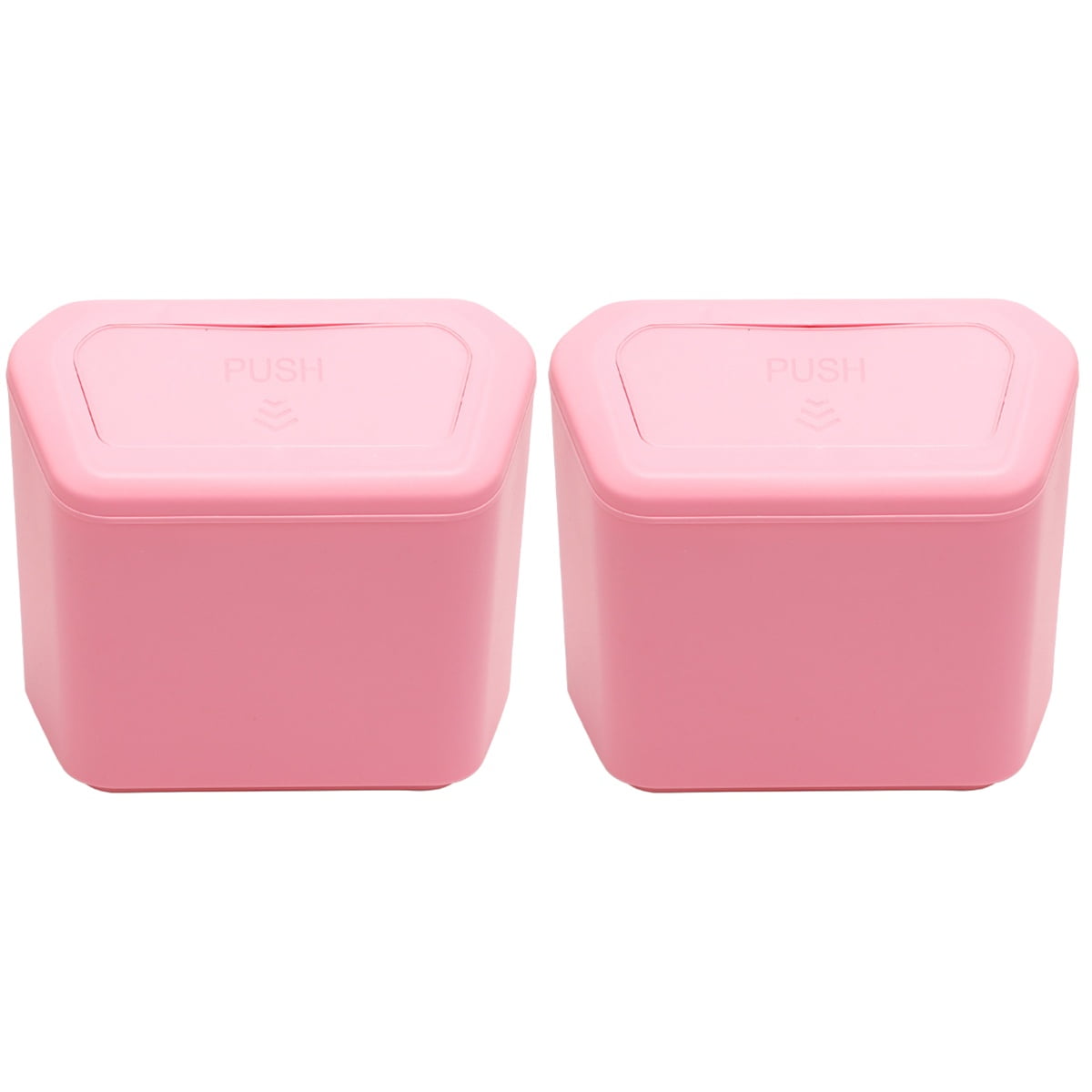 2 Count Garbage Can Mini Trash Bin Trashcan Vehicle Bins with Lids ...