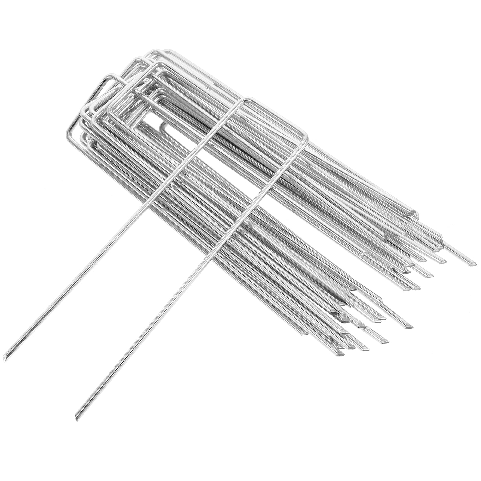 2 Count Garden Stakes Pegs Edging Staple and Fabric PinsStakes ...