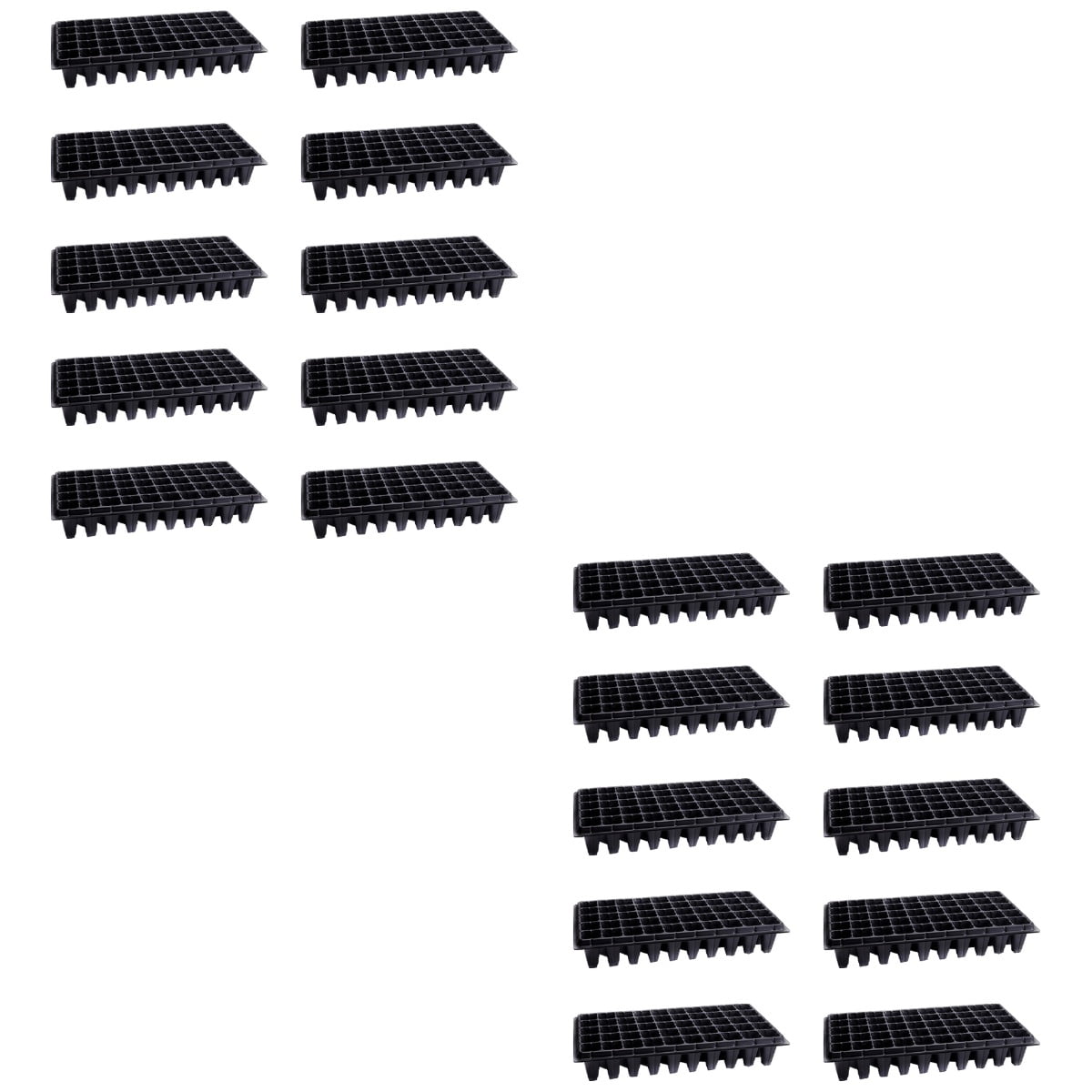 2 Pieces Germination Starter Tray Plants Sprouting Trays Black ...