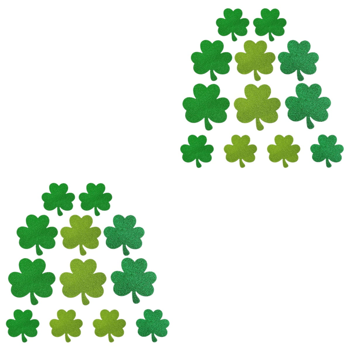 2 Count Green Red Slider Indicator Shamrock Stickers - Walmart.com