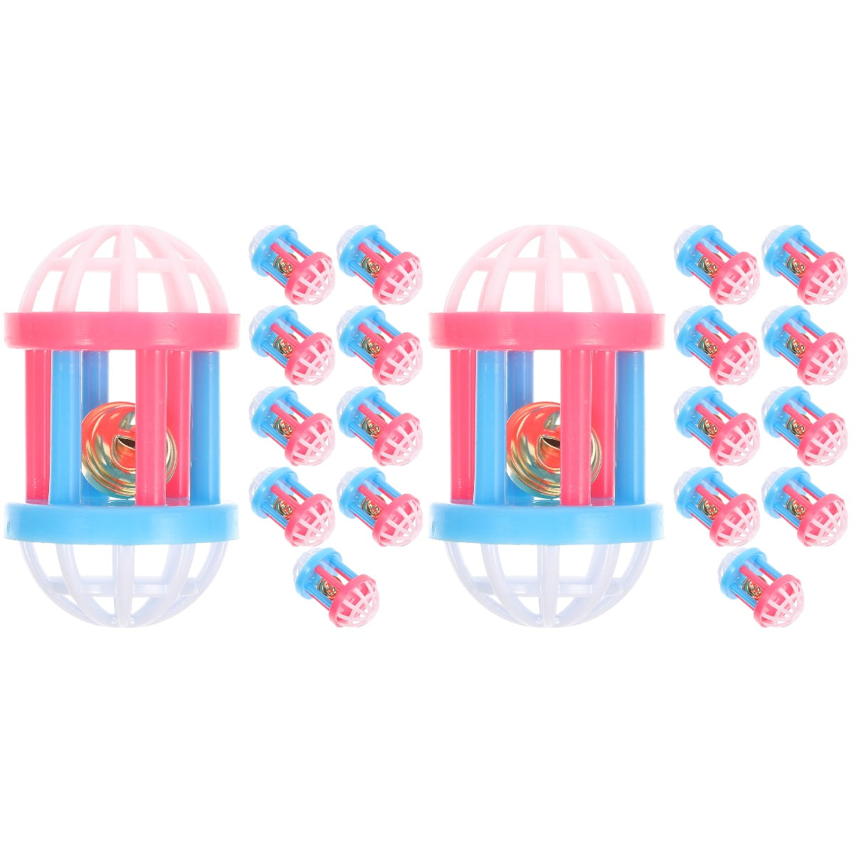2 Count Guinea Pig Chew Balls Pet Ferret Toy Cat Running Wheel ...