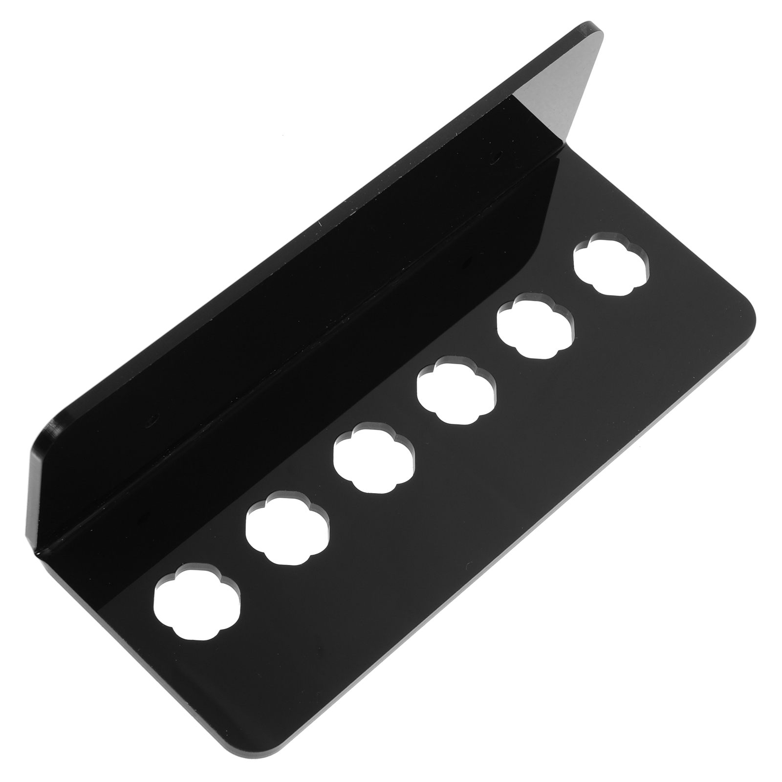 2 Count Hairdressing Scissors Stand Barber Shear Rack Clear Makeup ...