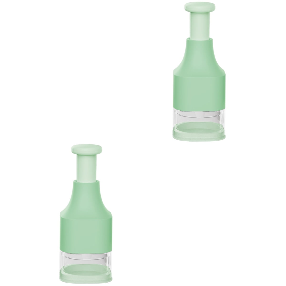 2 Count Hand Press Vegetable Chopper Onion Pressing Tool Garlic Slicer ...
