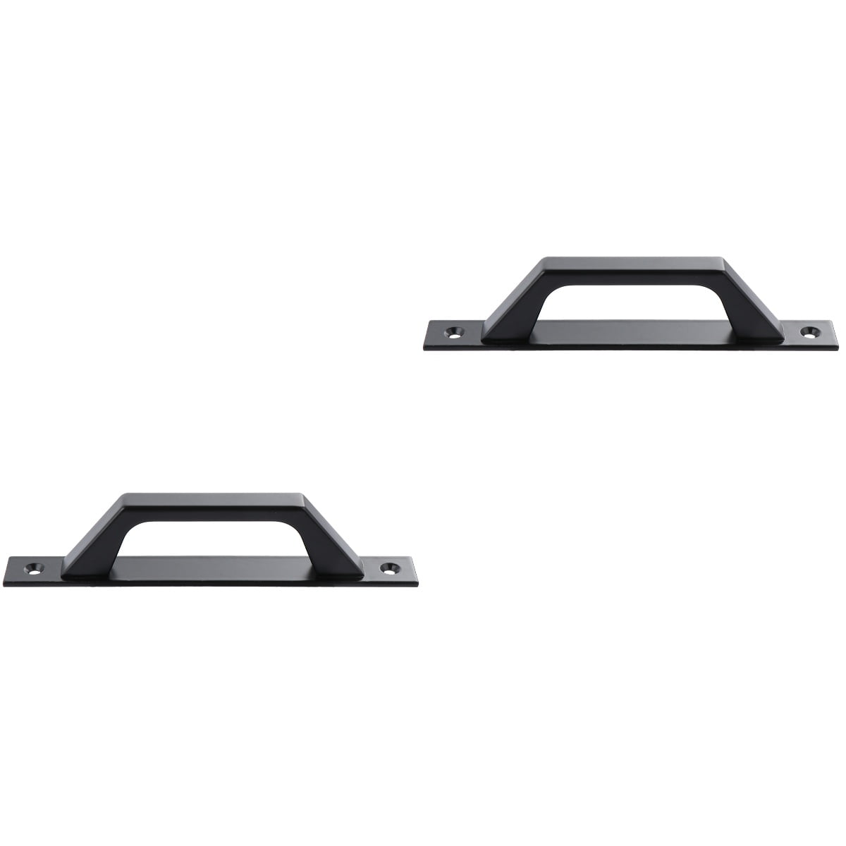 HAKIDZEL Aluminium Alloy Black Door Handle For Indoor Use 2Set 7.9X1 ...