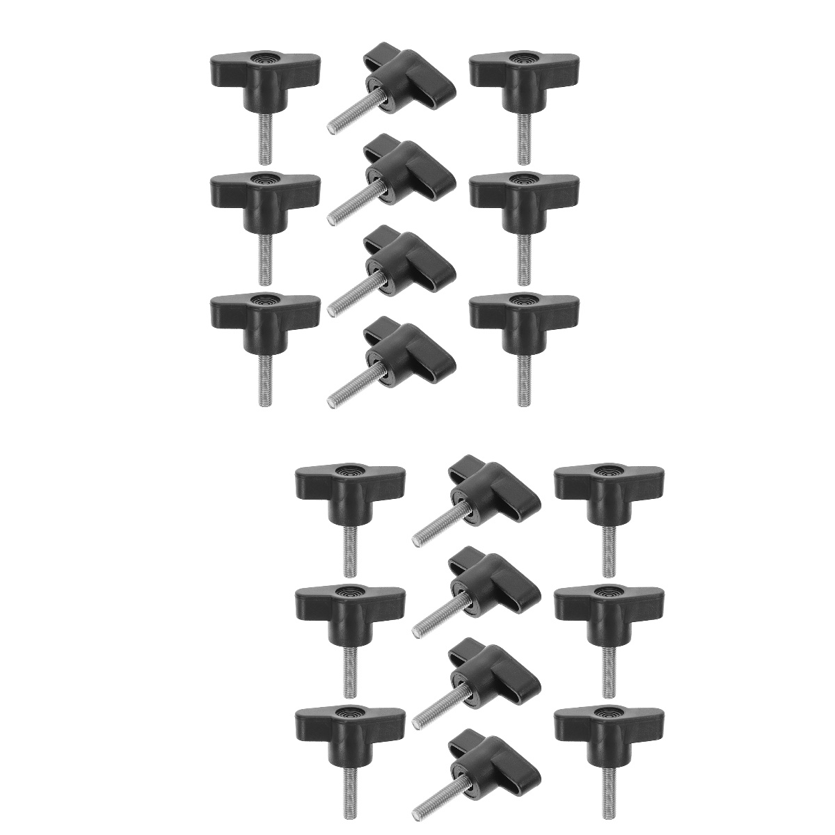 2 Count Handle Screw Thumb Bolt Stainless Screws Knurled Thumbscrew ...