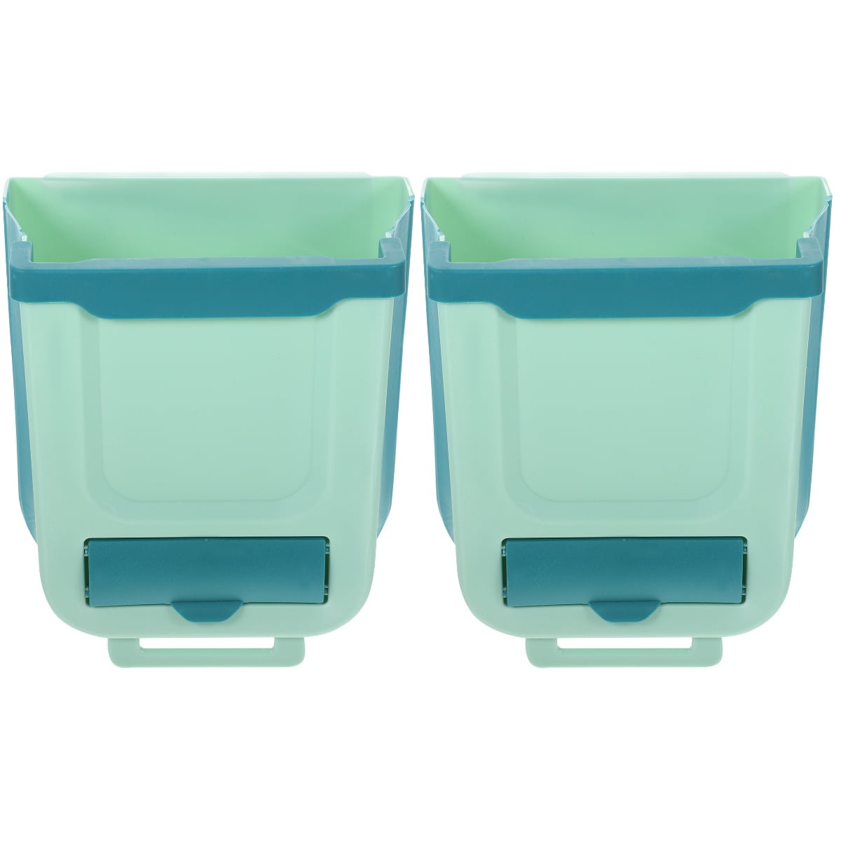 2 Hanging Car Storage Waste Baskets 7L Kitchen Cabinet Compost Trash ...
