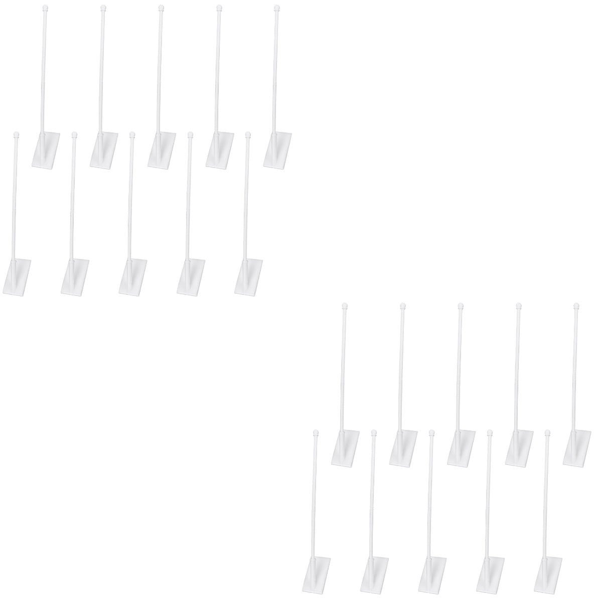 2 Count Heavy Duty Flag Pole Flags Holder Outdoor Flagpole Beige ...