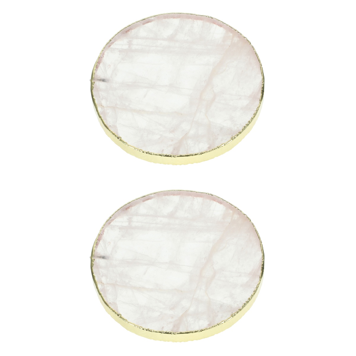 2 Count Hibiscus Rose Quartz Coaster Crystal Mug Place Mat Christmas ...