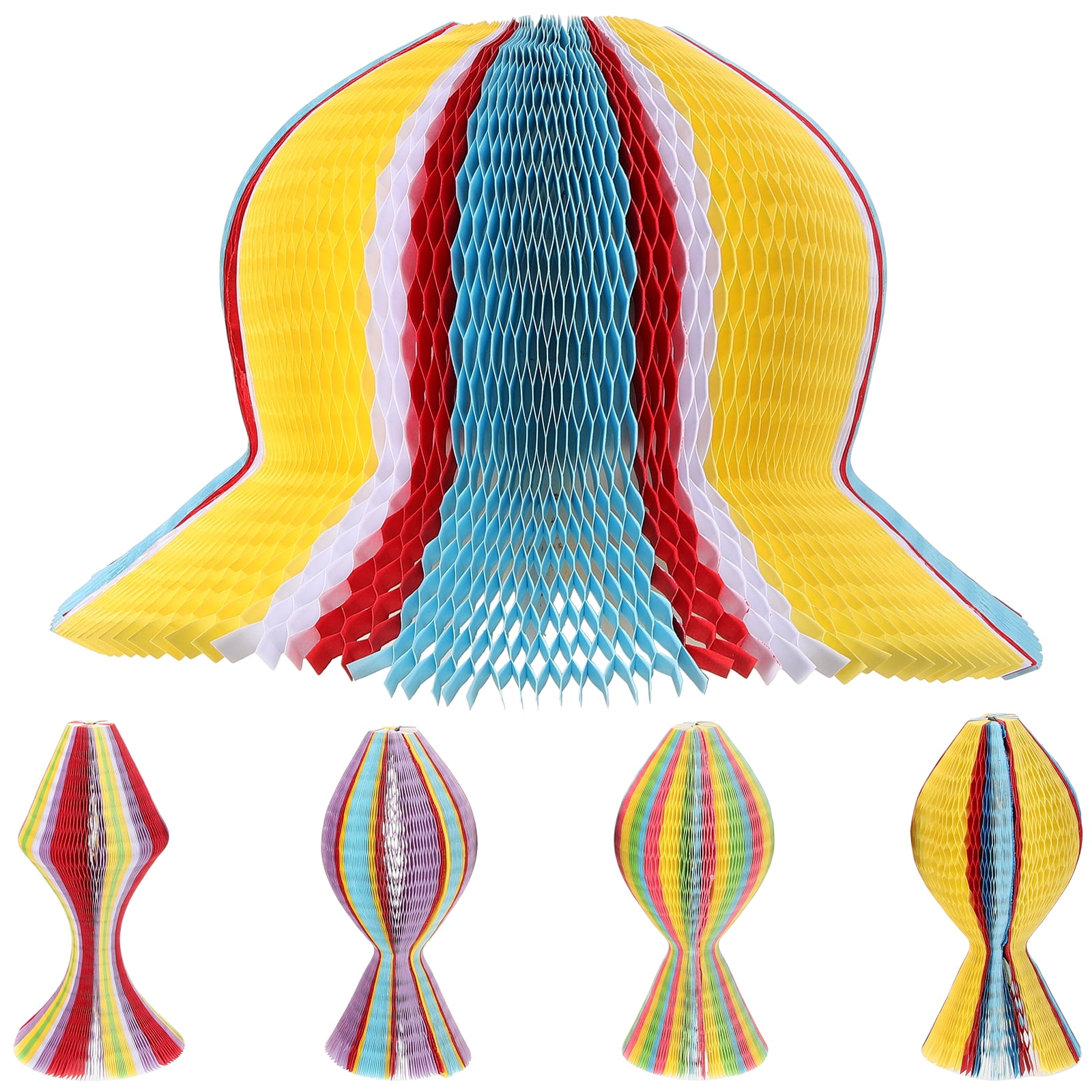 2 Count Honeycomb Paper Origami Hat Birthday Party Hats - Walmart.com
