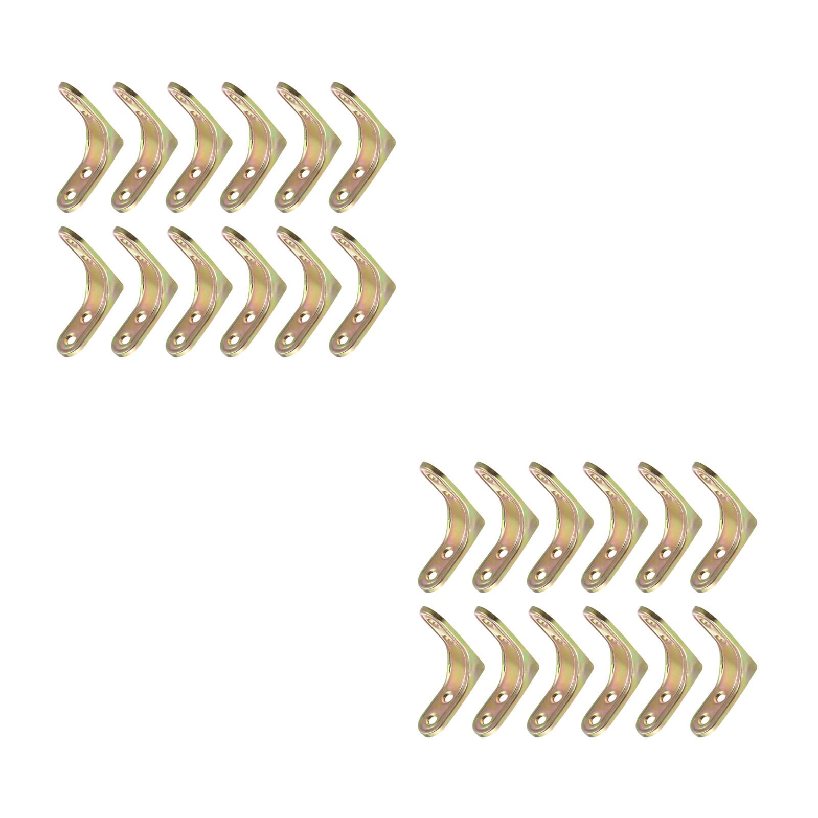 2 Count Hooks Corner Angle Bracket Code Mounting Furniture Fasteners ...