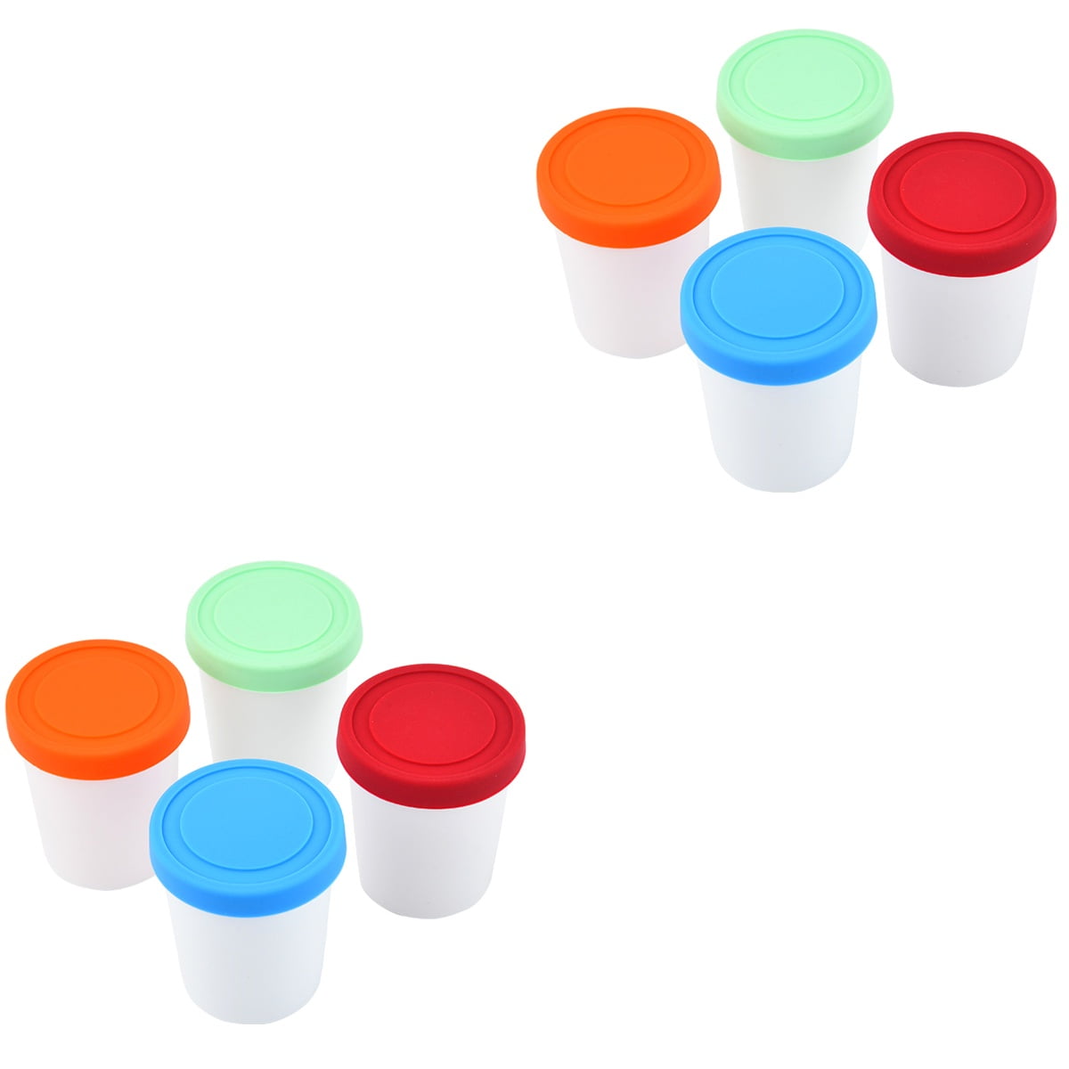 2 Count Ice Cream Container Dessert Cups DIY Ice Cream Buckets Ice Mold ...