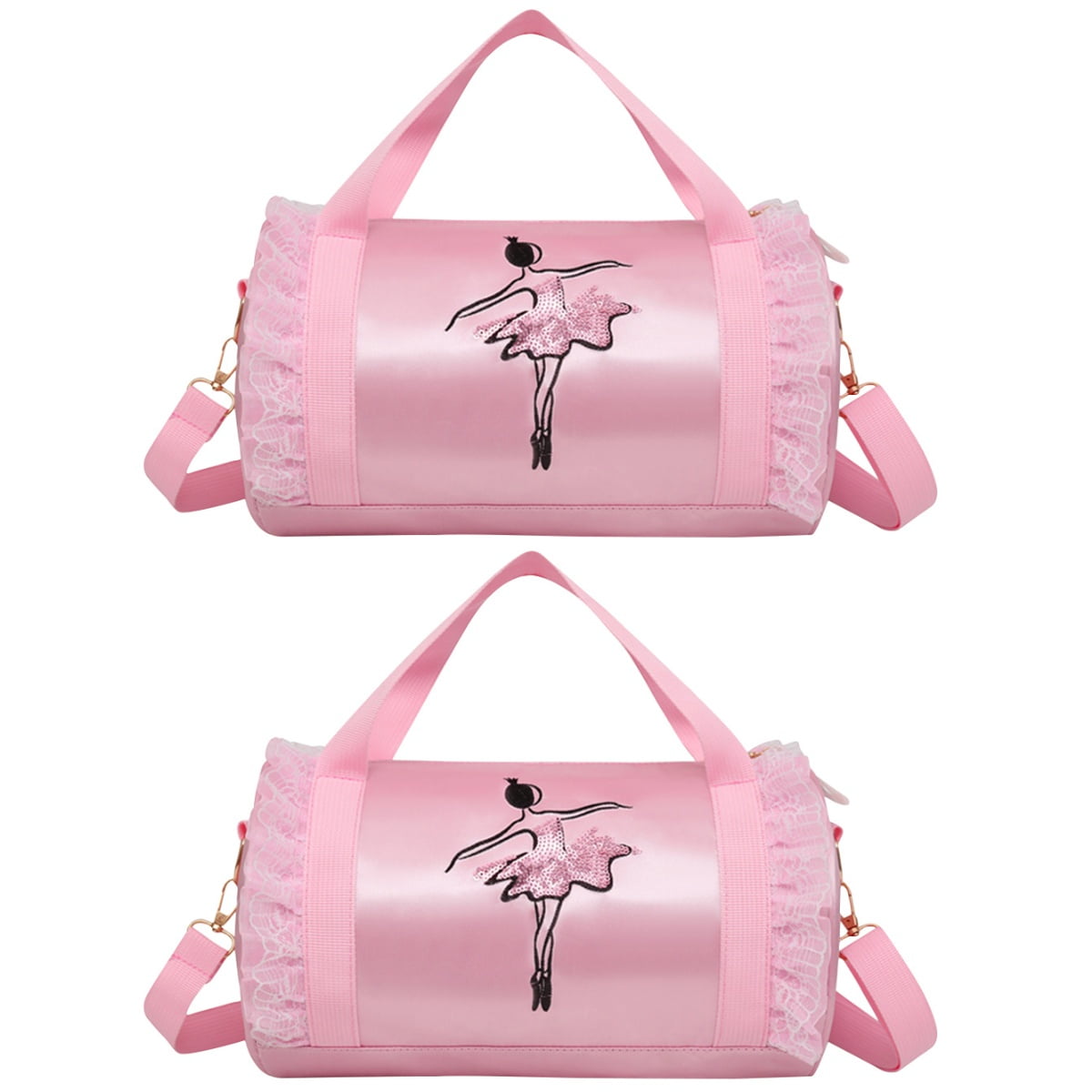 2 Count Kids Dancing Bag Messenger Dance Bags Luggage Pink - Walmart.com
