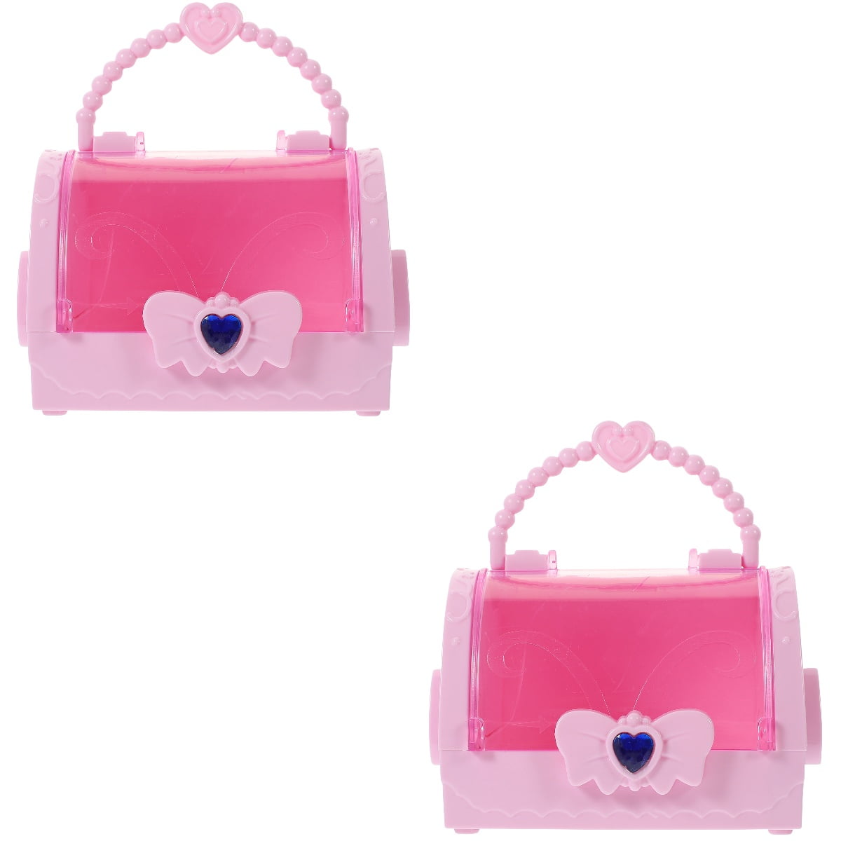 2 Count Lid Treasure Chest Basket Toy Gift Boxes for Presents Child ...