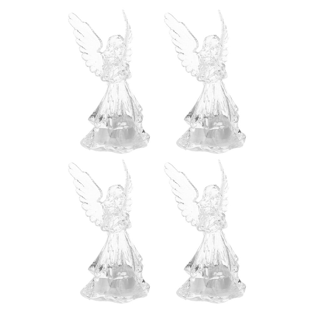 2 Count Light up Angel Ornament Small Light-up Angels Night - Walmart.com