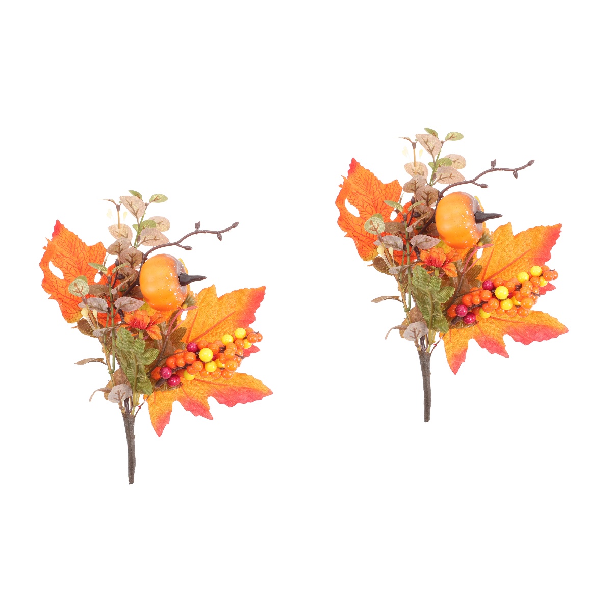 2 Count Maple Squash Cuttings Pumpkin Decor Garland Fall Decorations ...
