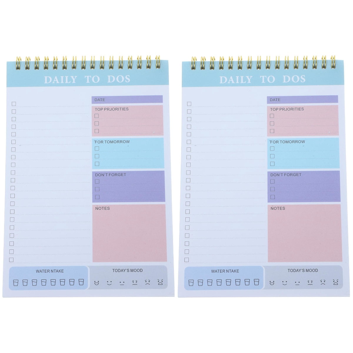 2 Count Meal Planning Pad Grocery Shopping List Day Planner Daily ...