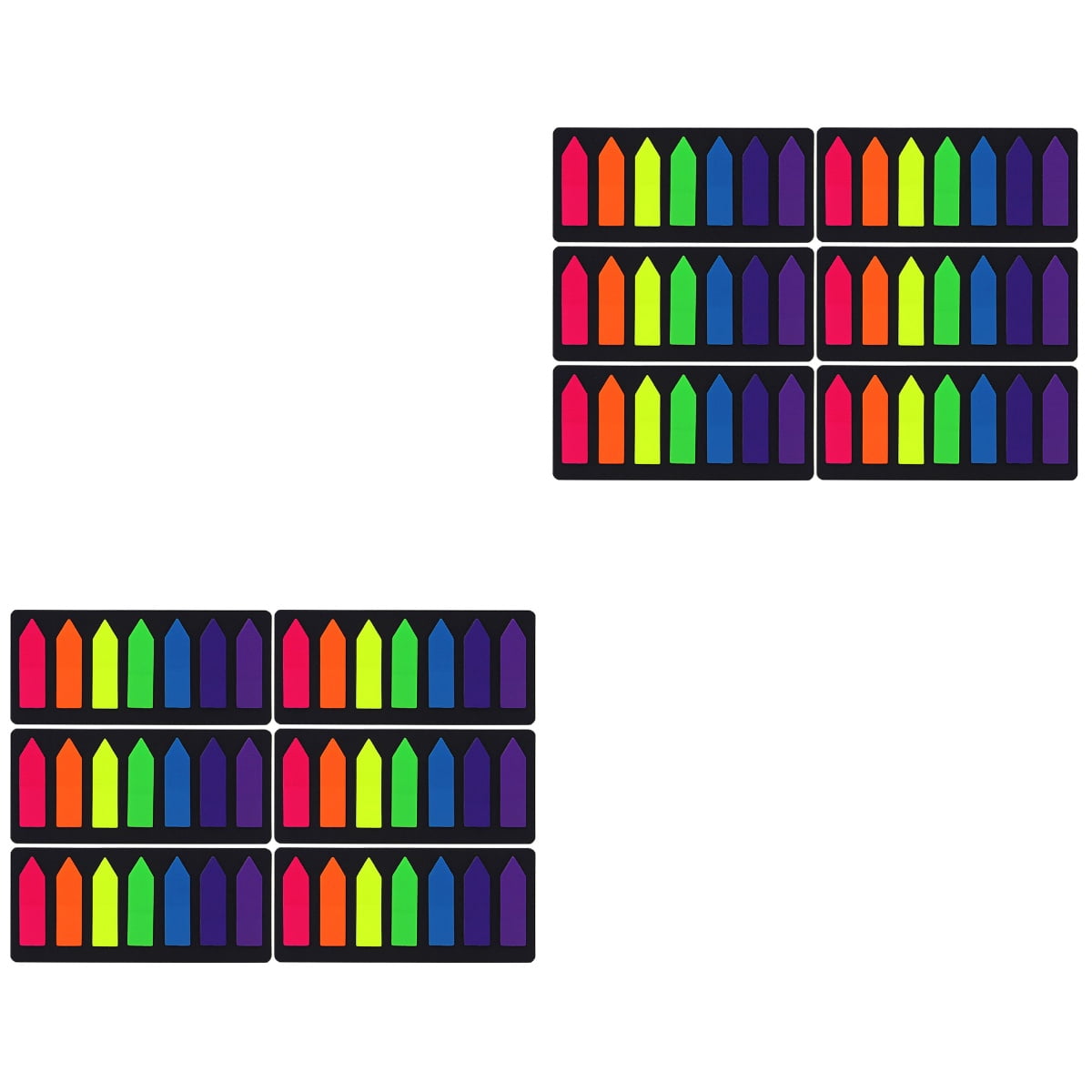 2 Count Memo Stickers Pop up Dispenser Neon Notes Office Colorful ...