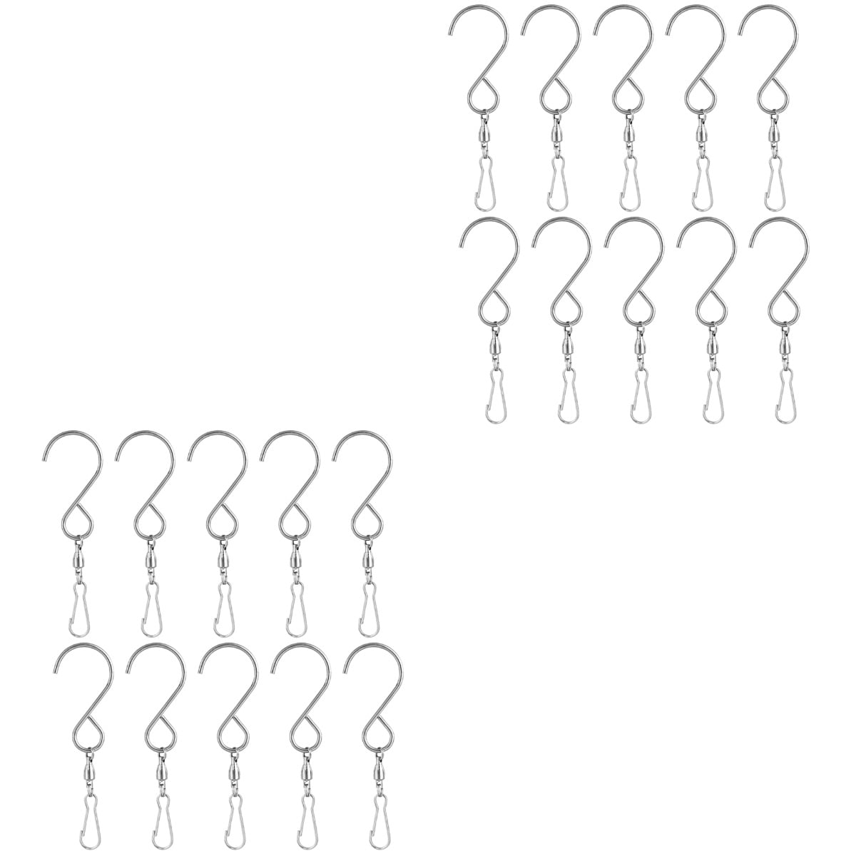 Set of 2 Swivel Hooks Clips Hanging for Wind Spinners Cute Phone Stand ...