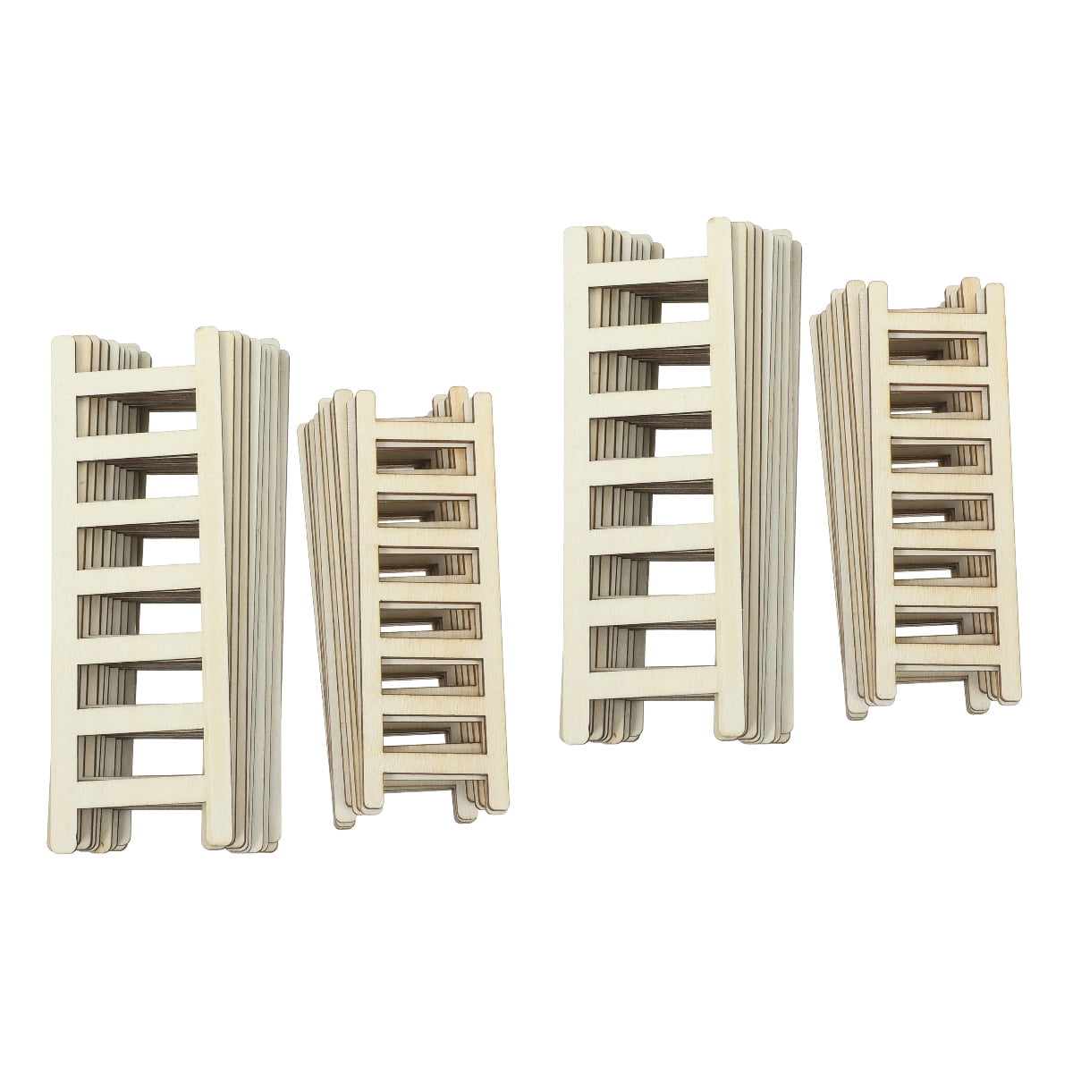 2 Count Mini Stairs Small Animal Ladder Miniature Doll Furniture Toy ...