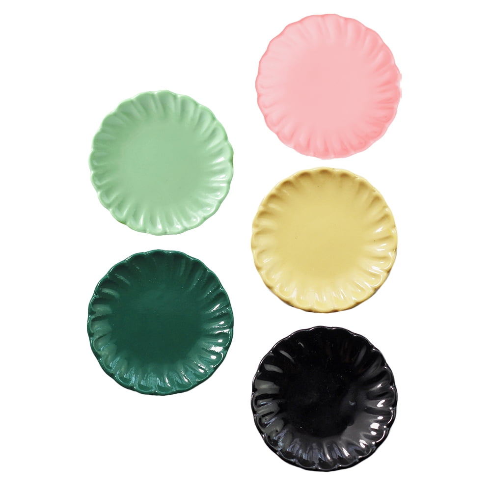 2 Count Miniature Food and Play Dish Kids Plates Toys Child - Walmart.com