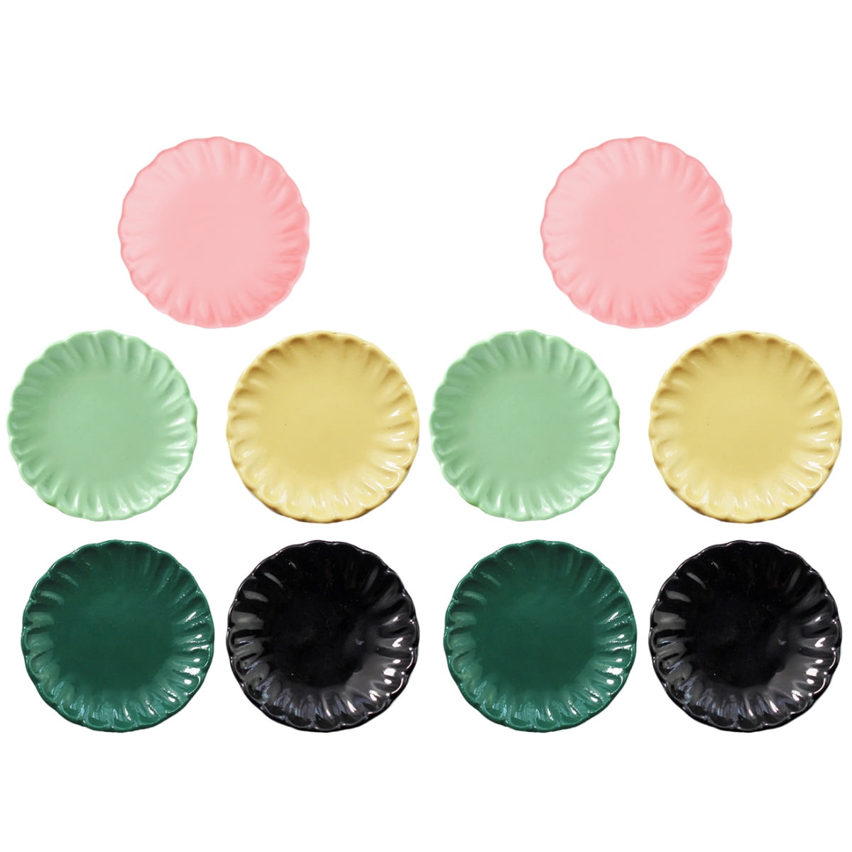 2 Count Miniature Food and Play Dish Toy House Kids Toys Child ...