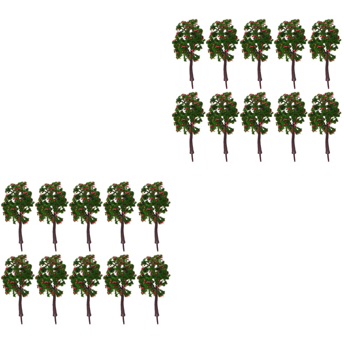 2 Count Model Trees Scale Simulation Scenery Landscape Apple - Walmart.com