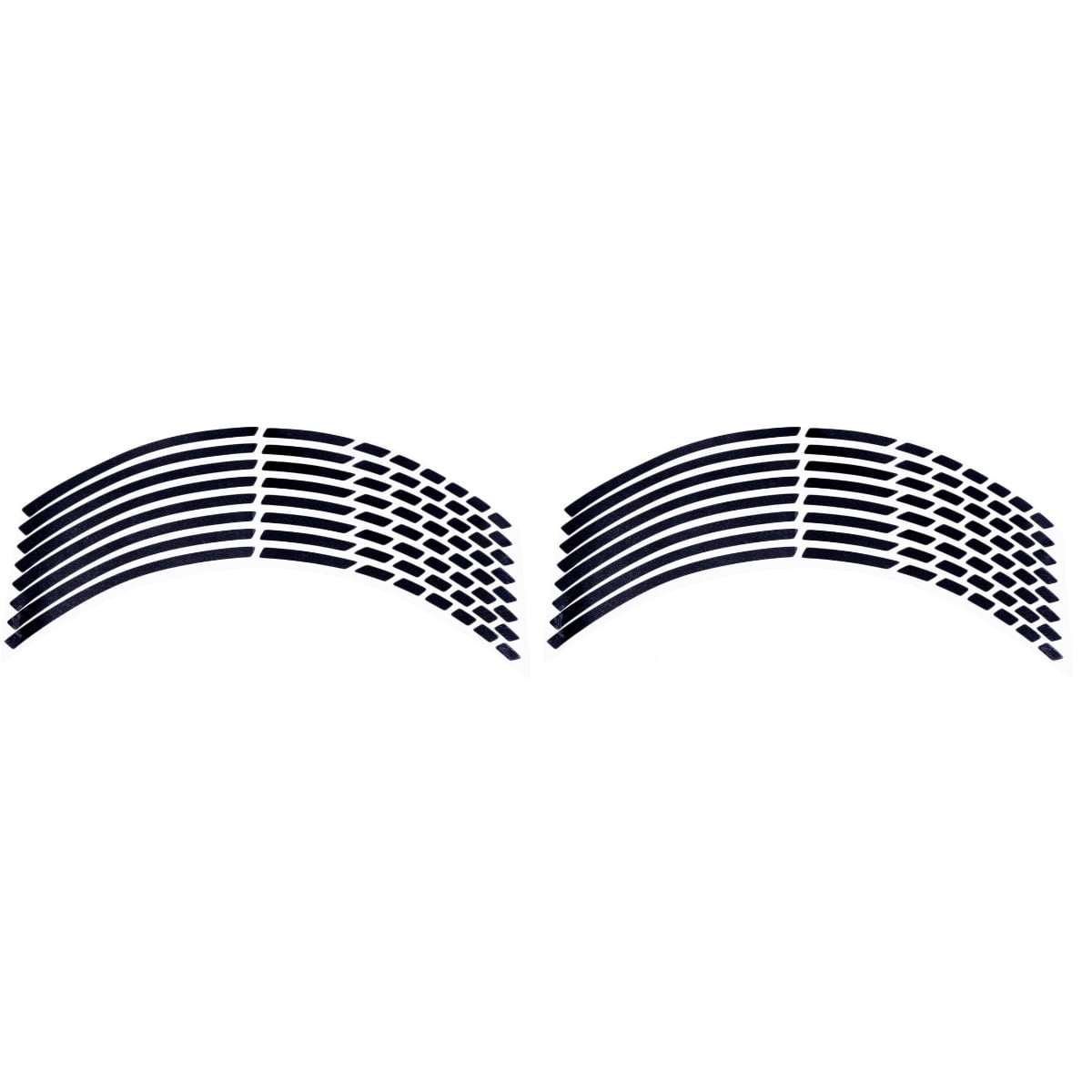 2 Count Motorcycle Rim Tape PVC Material Stickers - Walmart.com