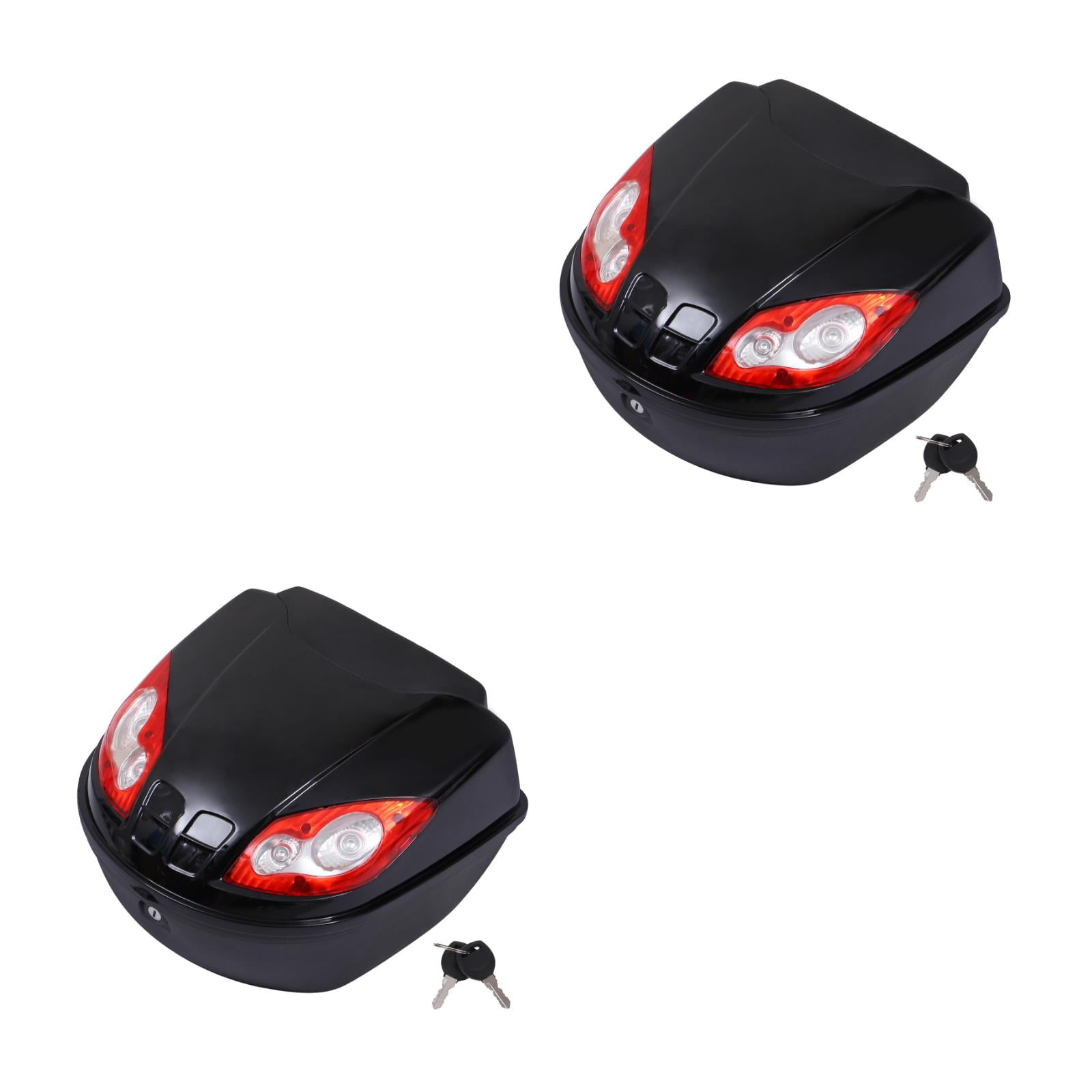 2 Count Motorcycle Tail Case Top Handle Trunk Motorbike Parts - Walmart.com