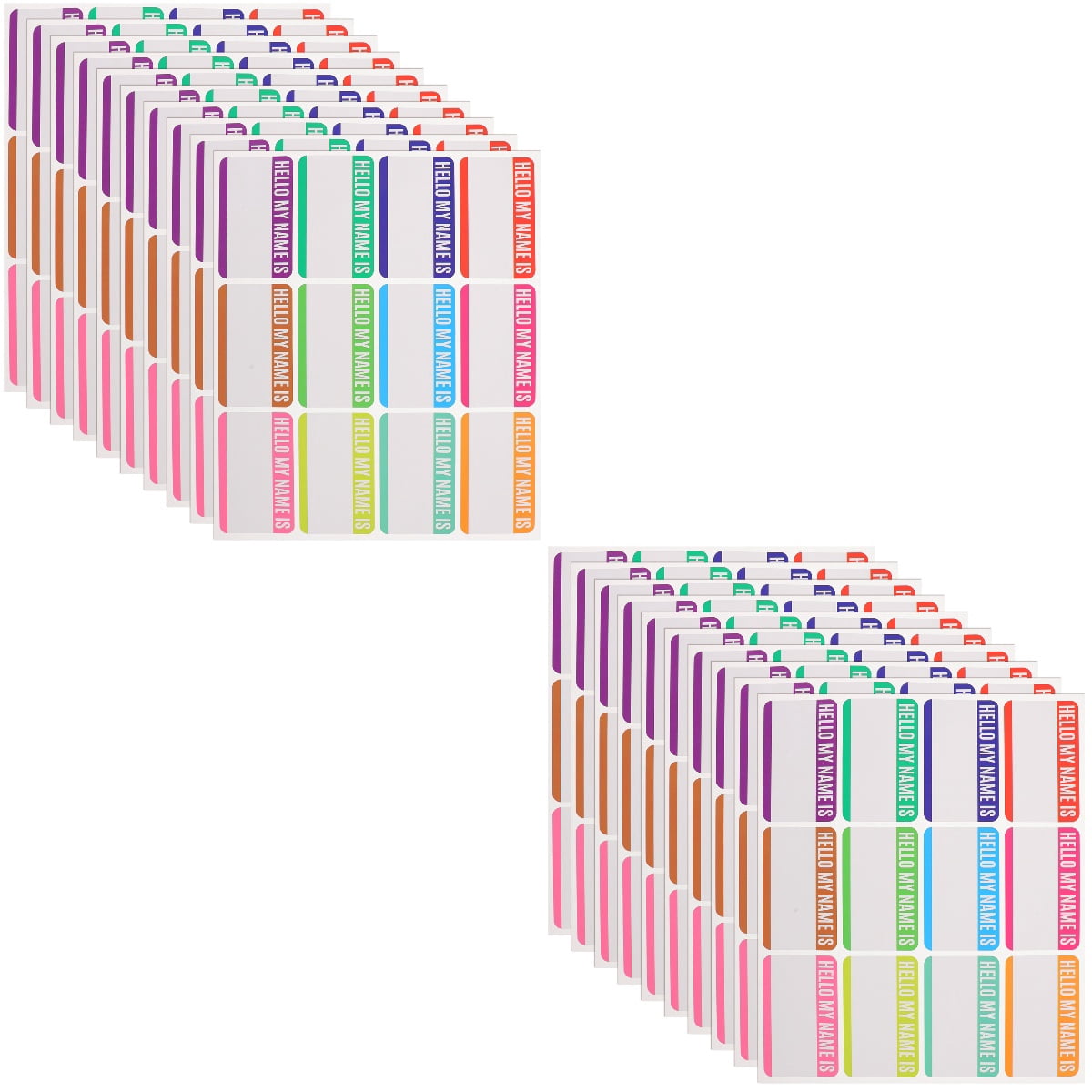 2 Count Name Sticker Self-adhesive Stickers Child Baby - Walmart.com