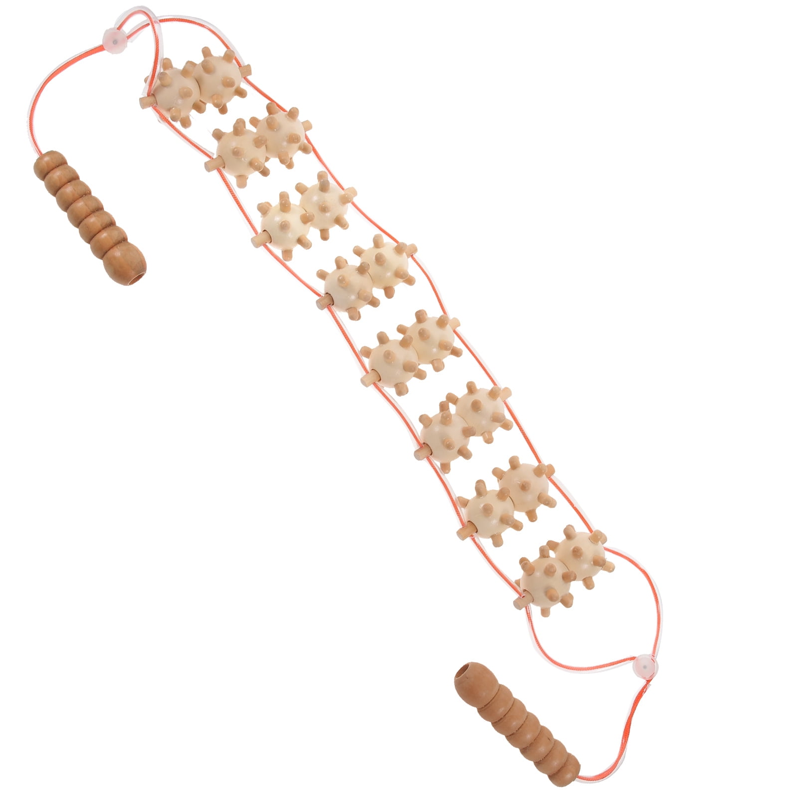 2 Count Neck Massager Trigger Point Roller Wood Tools Stick Cervical ...