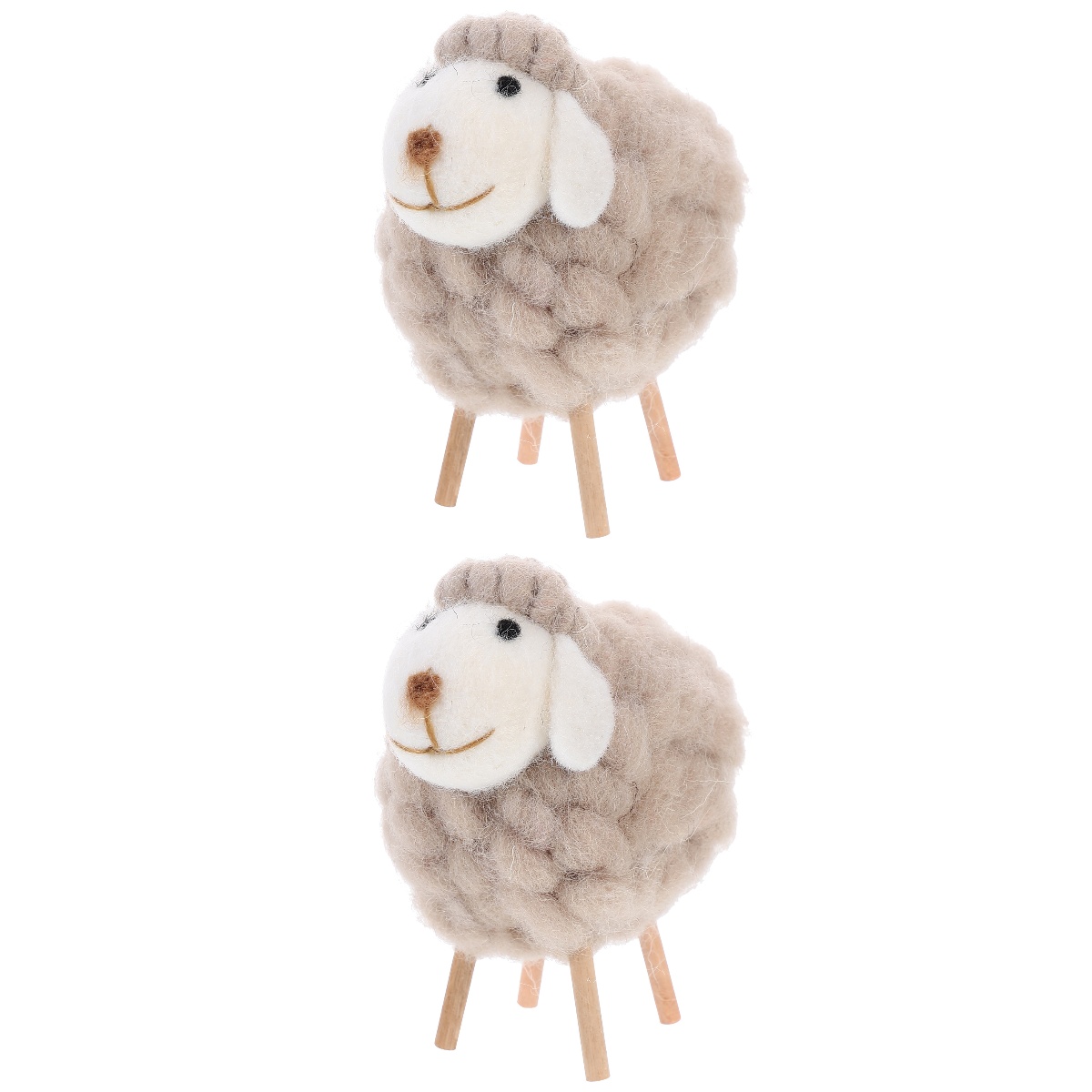 2 Count Ornament Plushies Photo Christmas Ornaments Dinner Table Decor ...