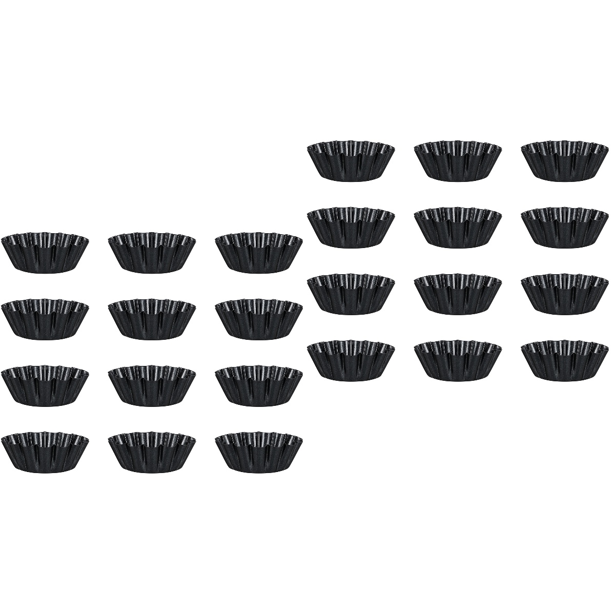 2 Count Pasties Cupcake Molds Carbon Steel Tart Molds Egg Tart Mold ...