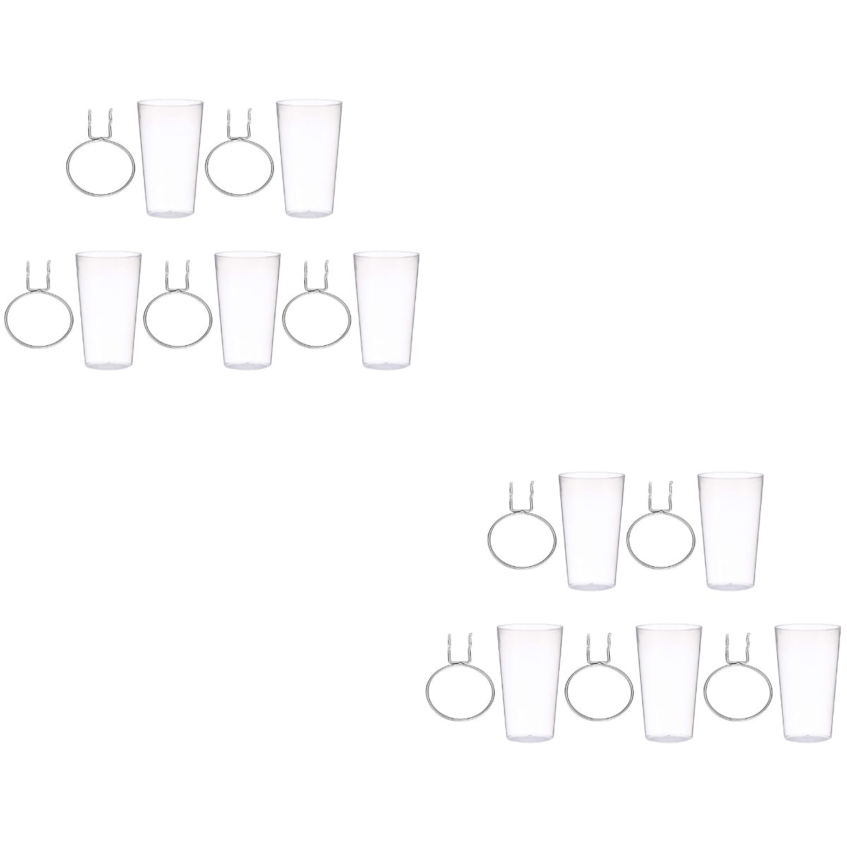 2 Count Peg Board Cups Pegboard Round Hook Holder - Walmart.com