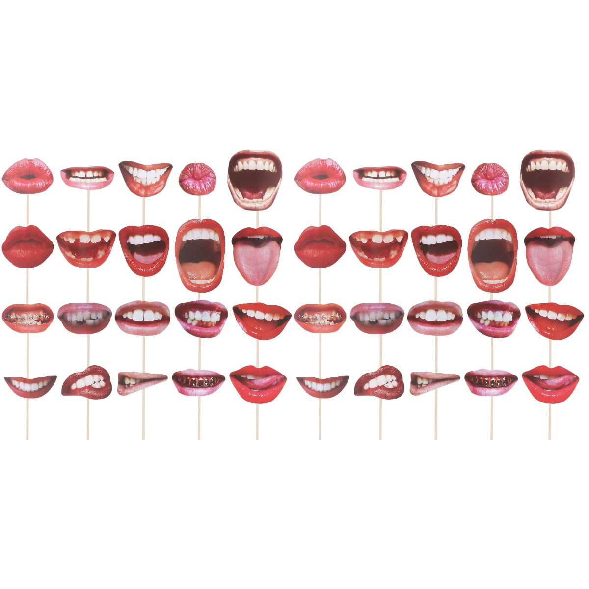 2 Count Photo Booth Props Halloween Stylish Photo Props Photo Booth ...