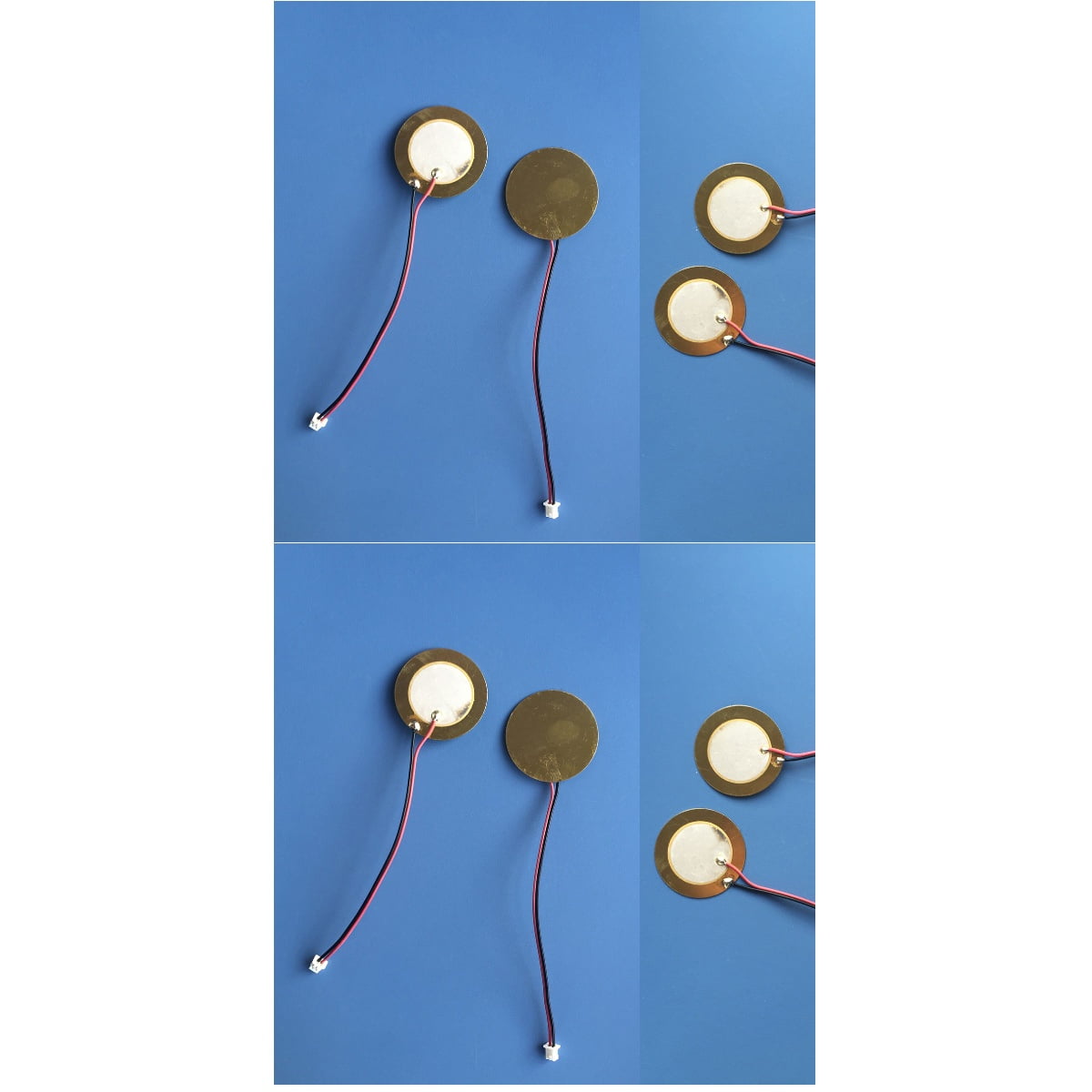2 Count Piezo Disc Turntable Bearing Kickstand Diaphragm Elements ...