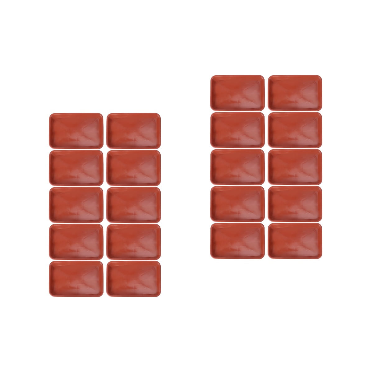 2 Count Plant Trays for Pots Rectangular Base Plate - Walmart.com