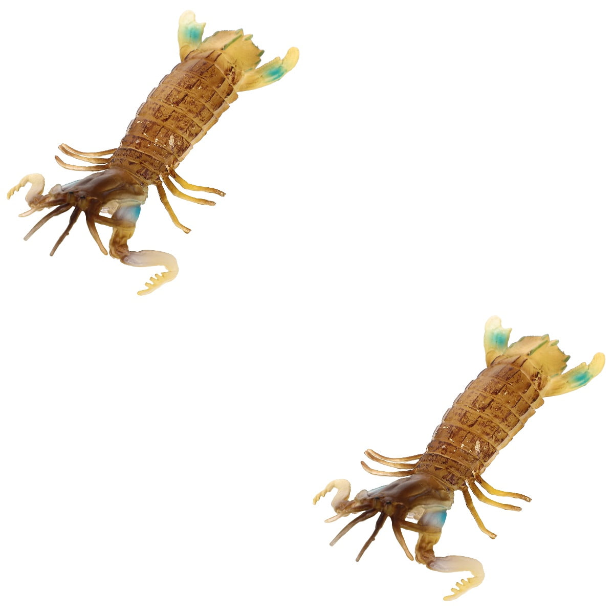 2 Count Play Toy Shrimp Wear-resistant Mantis-shrimp Child - Walmart.com