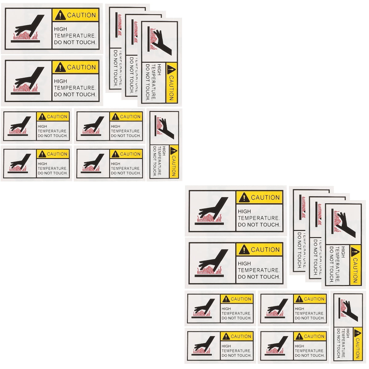 2 Count Please Be Careful with Stickers Hot Surface Warning Labels ...
