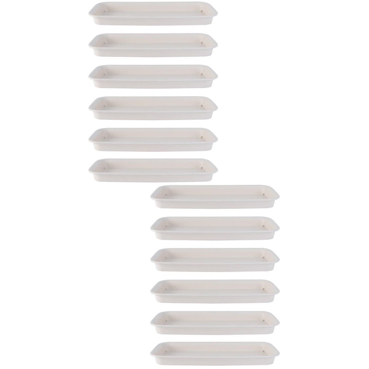 2 Count Premium Ribbon Water Tray Plant Pot Catcher - Walmart.com